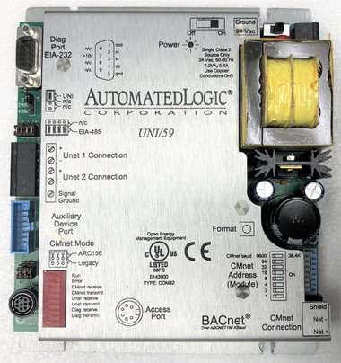 ALC Automated Logic Corporation UNI/59 U-Line Unitary Controller Router ...
