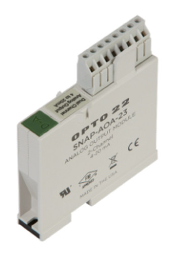 Opto 22 SNAP-AOA-23 SNAP 2-Ch 4-20 mA Current Loop Analog Output Module ...