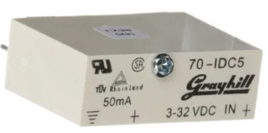 Grayhill 70-IDC5 I/O Modules, 70X-IDC Series, DC Input Module, 5VDC ...