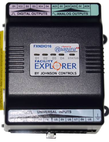 Johnson Controls LP-FXNDIO16-0 16 Channel In/Out Module for FX20 FX60 ...