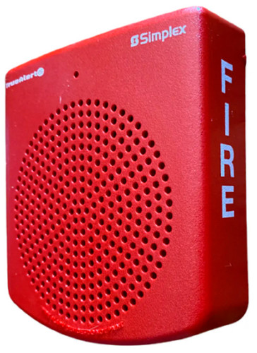 Simplex Grinnell 49SOC-WRFIRE 7431731 Speaker Cover, Wall Mount, Red, FIRE Lttr [New]