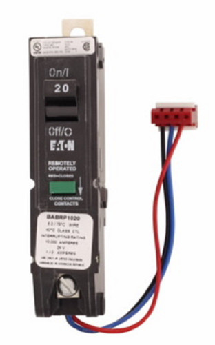 Cutler-Hammer Eaton BABRP1015 Circuit Breaker, 15A Type BAB Remotely Op ...