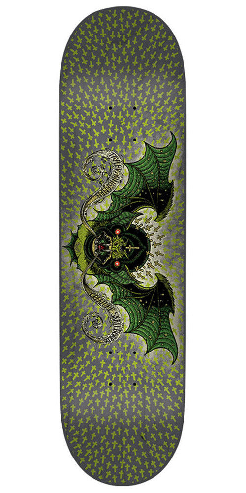 Creature Bingaman Bat Skateboard Deck - Green - 32.2in x 8.3in