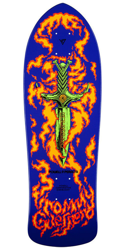 Powell Peralta Bones Brigade Tommy Guerrero Flaming Dagger Skateboard ...