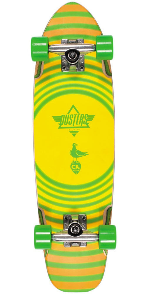 Dusters Bird Cruiser Complete Skateboard - Kryptonics Green - 27.0in