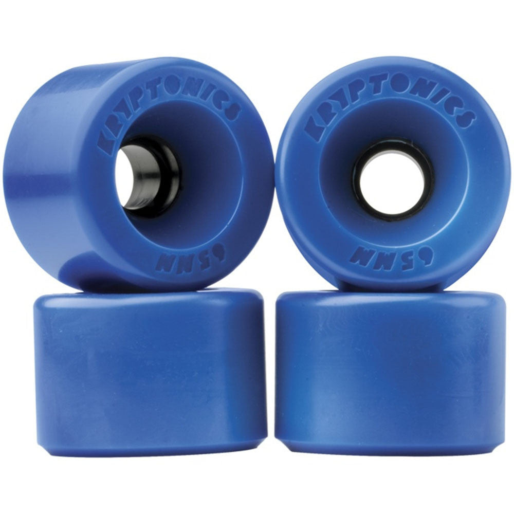 Kryptonics Star Trac Skateboard Wheels - Blue - 55mm (Set of 4)