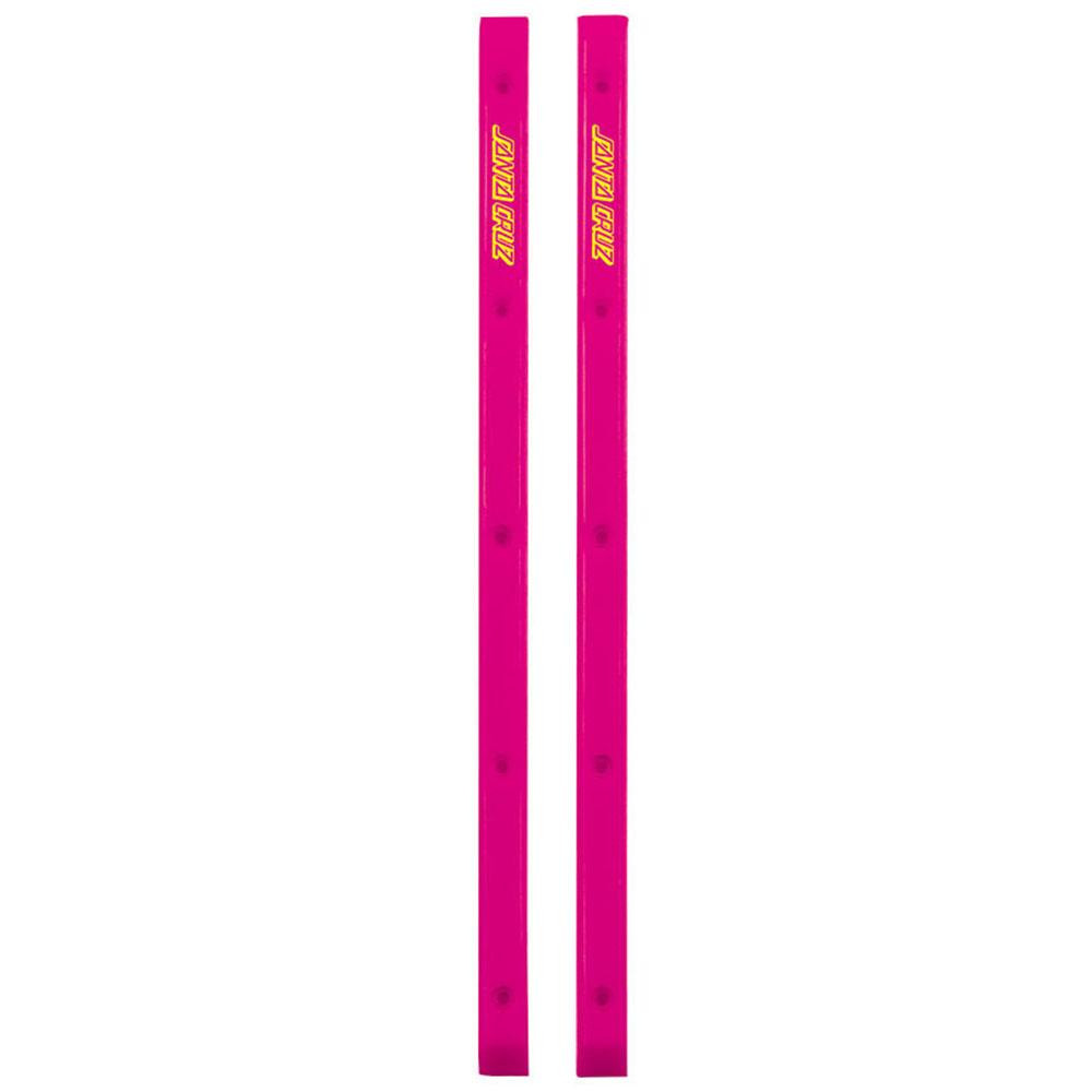 Santa Cruz Slimline Rails Skateboard Rails - Pink