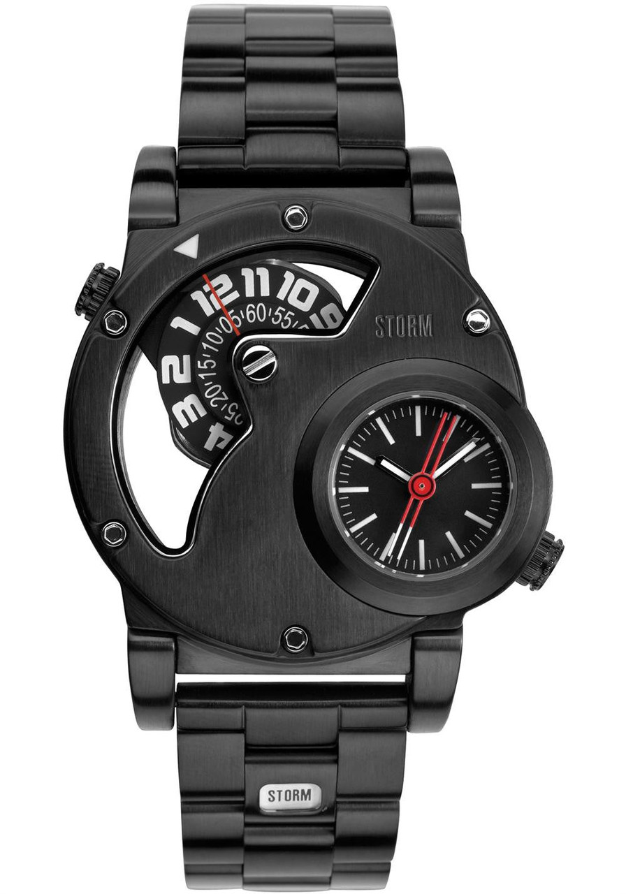 Storm Satellite Mens Watch - Black