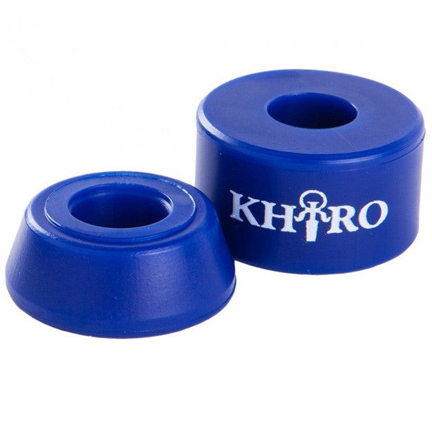 Khiro Barrel Bushing Without Washers - Blue - 85a - Skateboard Bushings (2 PC)