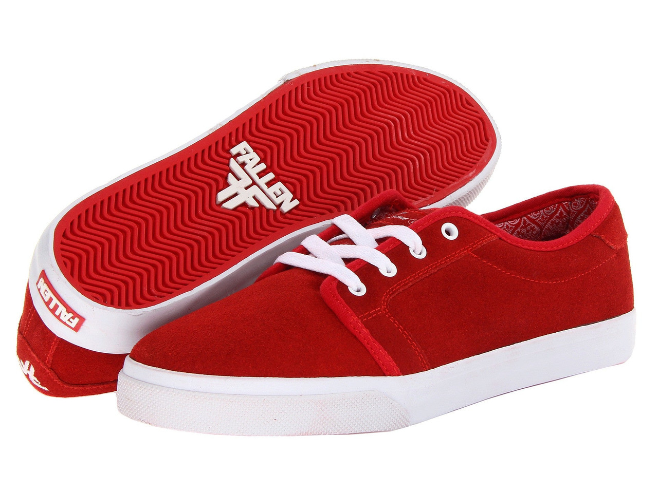 Fallen Forte - Blood Red/White - Men's Shoes