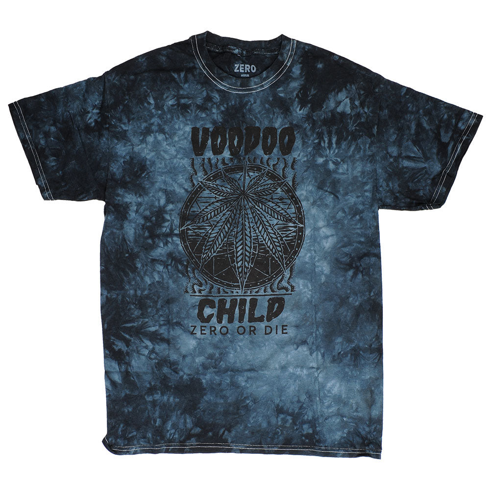 Zero Voodoo Child Tie Dye S/S - Black - Men's T-Shirt