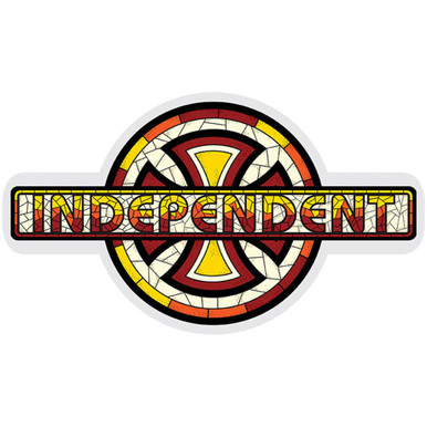 Independent Church Decal Sticker - Multi - 4in x 7in