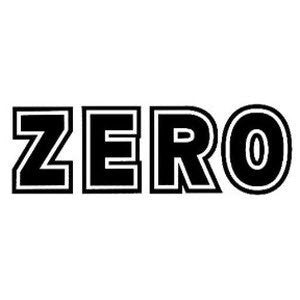 Zero Bold Sticker - Black