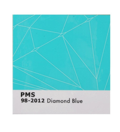 Diamond Pantone Sticker - Blue