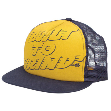 Independent LRG BTG Mesh Snapback Men's Hat - Navy/Yellow - Adjustable