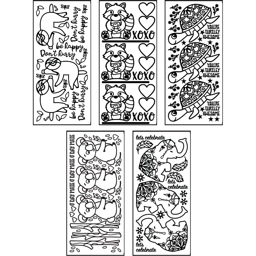 Stickers - Outline Stickers - Animals & Pets - Page 1 - Krazy Kreations