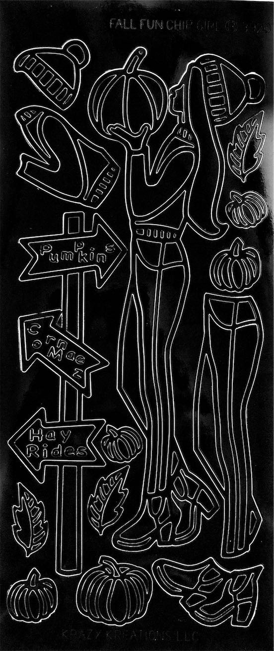 Krazy Kreations | Island Fun Outline Sticker