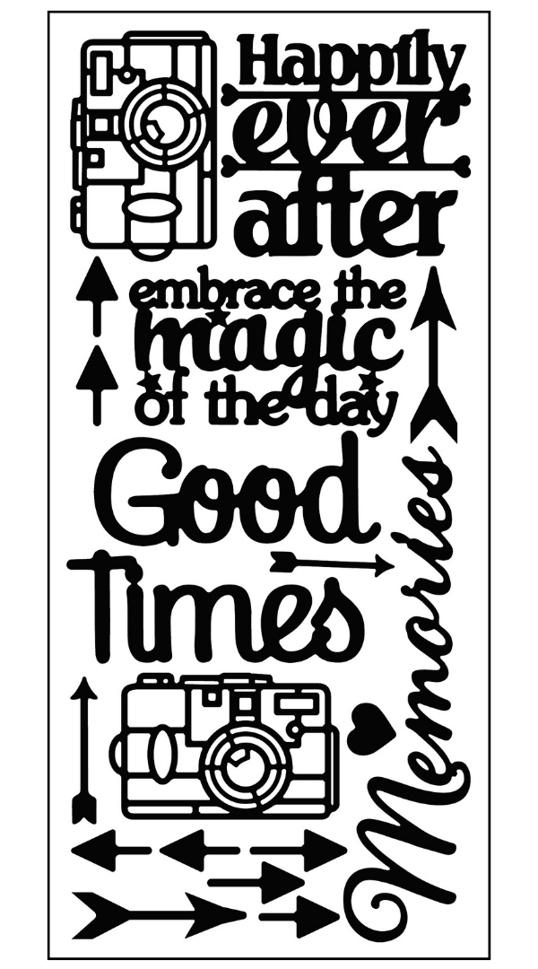 Stickers - Outline Stickers - Theme Park - Krazy Kreations