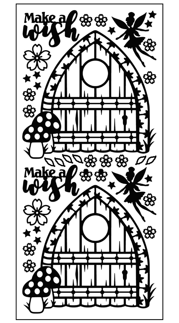 Stickers - Outline Stickers - Theme Park - Krazy Kreations