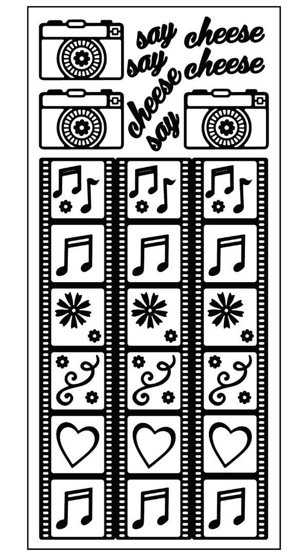 Stickers - Outline Stickers - Theme Park - Krazy Kreations