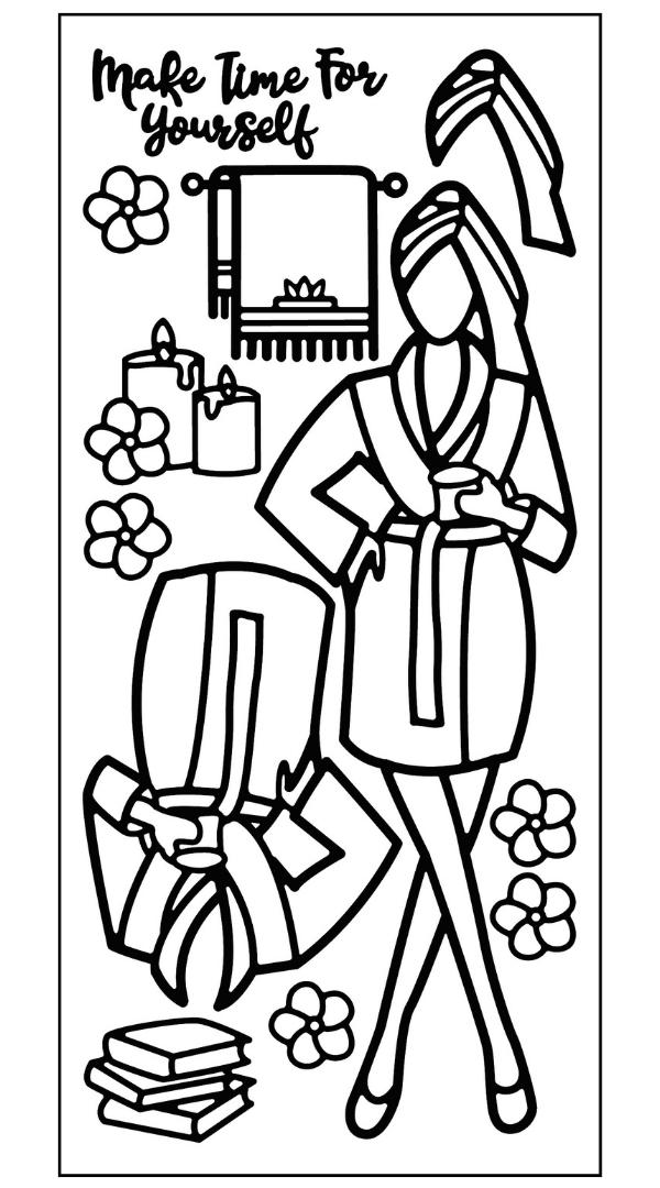 Stickers - Outline Stickers - Paper Dolls - Page 1 - Krazy Kreations