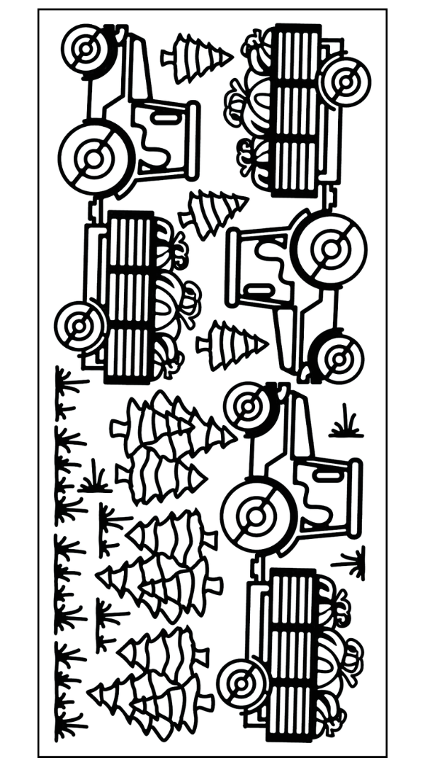 Krazy Kreations | Butterfly Fun Outline Sticker Mini