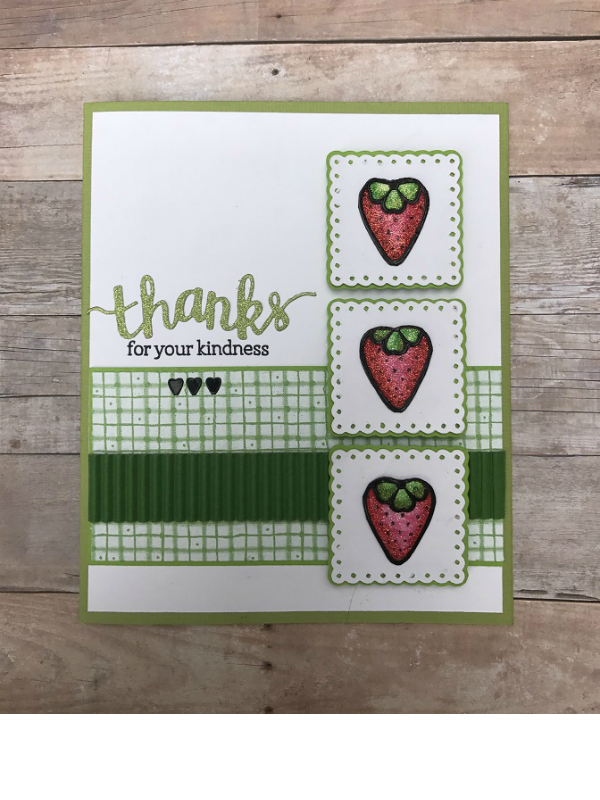 "Berry" Thankful Card - Krazy Kreations