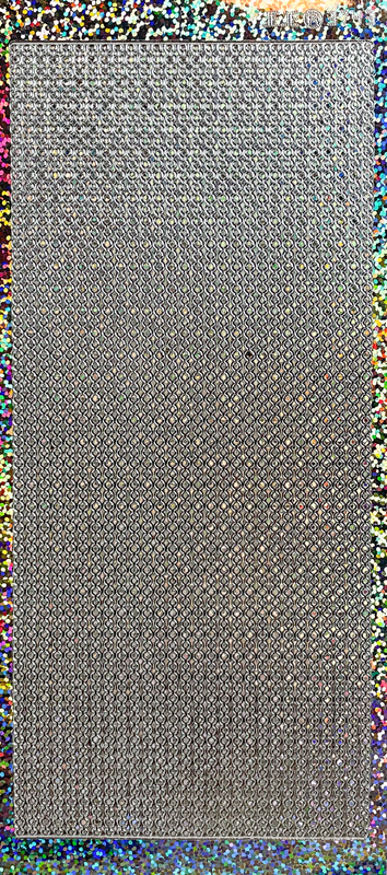 Pearl Border Sticker, Holographic Silver - Krazy Kreations