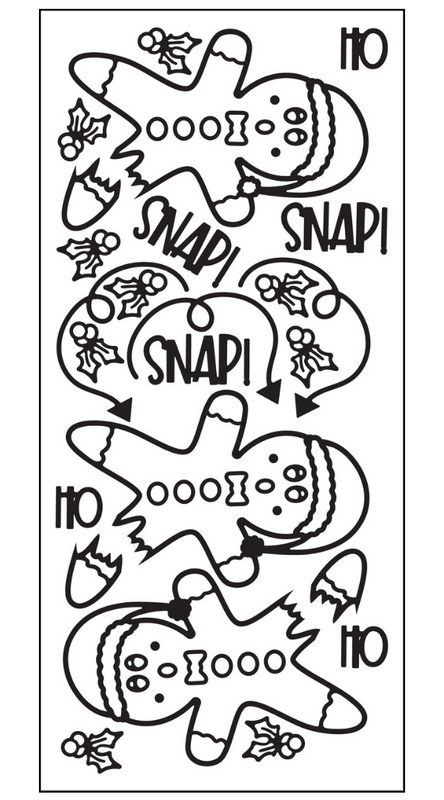 Oh Snap Outline Sticker - Krazy Kreations