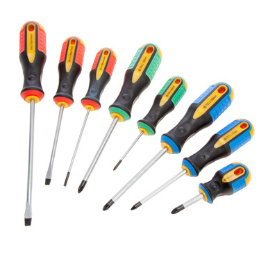 XTrade X0900064 Screwdriver Set (8 Piece) - Toolsaver