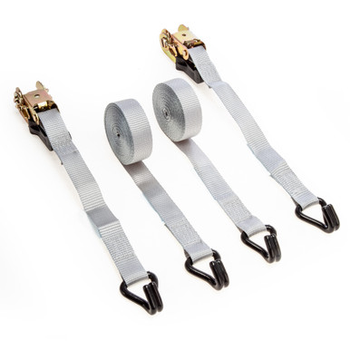 XTrade X0500004 Ratchet Straps with Hooks 25mm x 5m (Twin Pack) - Toolsaver
