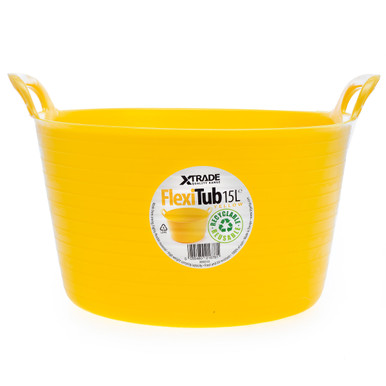 XTrade X0900122 Yellow Flexi-Tub 15L - Toolsaver