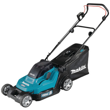 Makita DLM432 LXT 36V Lawn Mower 430mm (2 × 5.0Ah Batteries) - Toolsaver
