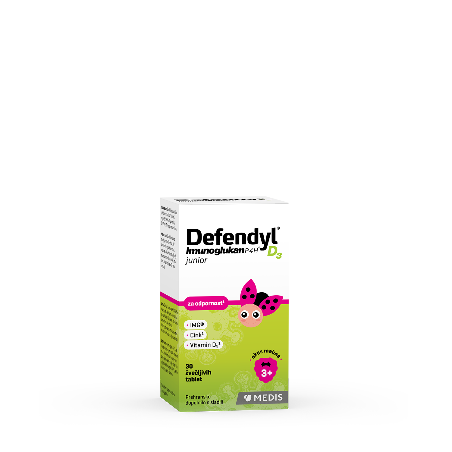 Defendyl-Imunoglukan P4H® D3, žvečljive tablete