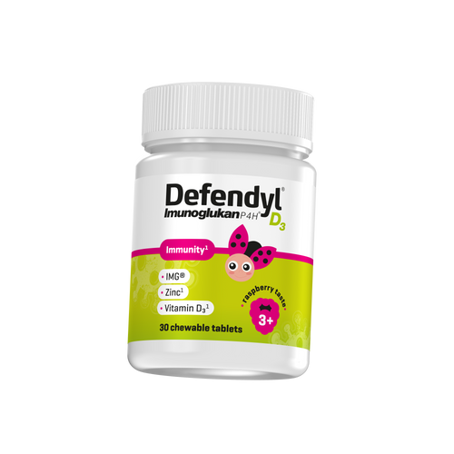 Defendyl-Imunoglukan P4H® D3, žvečljive tablete