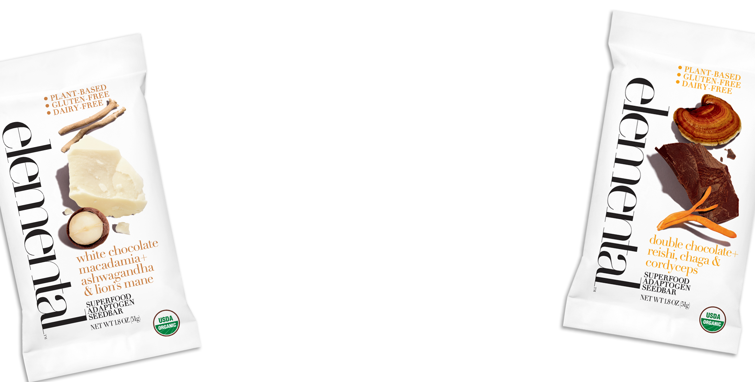 Organic Superfood and Adaptogen Bars and Snacks - Elemental Superfood