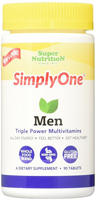 SuperNutrition Simply One Men's Multivitamin Tablet, 90 Count - Nutrimart
