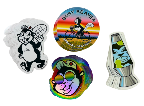 Sticker Sample Pack | Matte, Glossy, Holographic & Glow-in-the-Dark ...