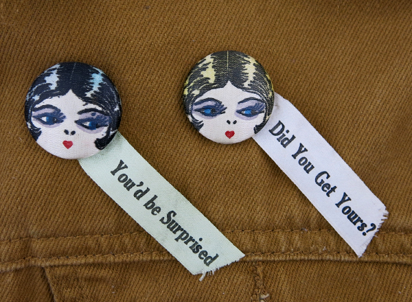 The History of Flapper Buttons - Busy Beaver Button Co.