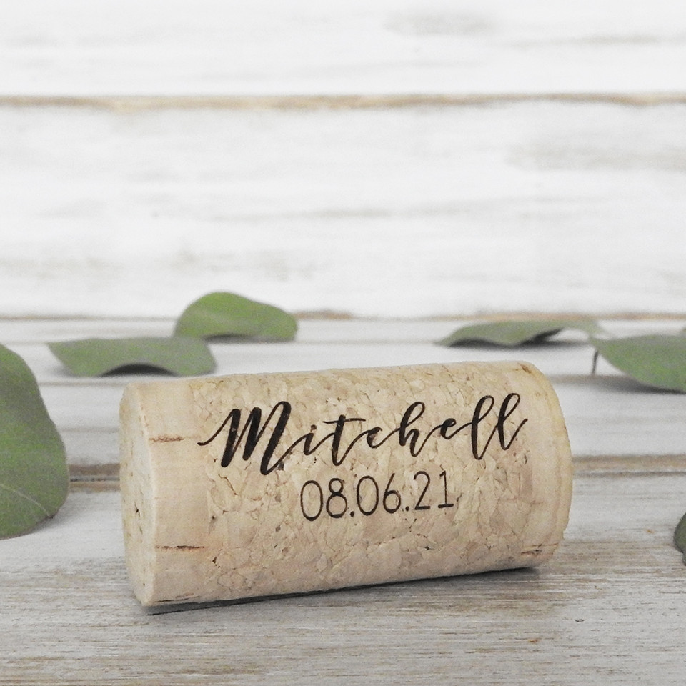 Personalized Whole Corks - Option 6 - CorkeyCreations.com