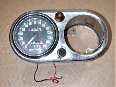 Vintage HARLEY DAVIDSON FXR OEM Motorcycle Speedometer Mounting Housing