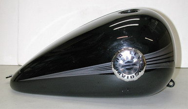 HARLEY DAVIDSON Softail CVO Convertible OEM Black Motorcycle Fuel Gas Tank
