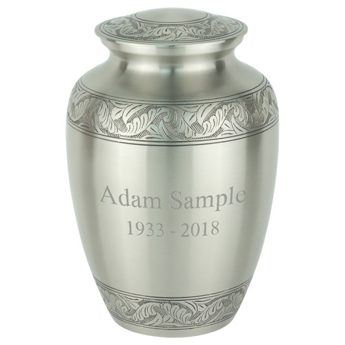 Classic Laurel Pewter Urn - Extra Large
