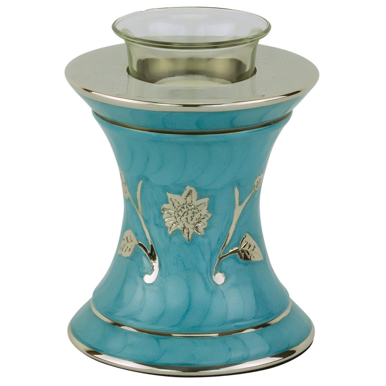 Grace Turquoise Tealight Urn