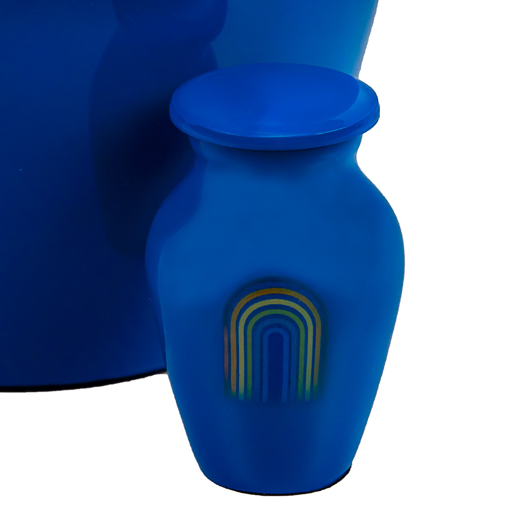 Bright Rainbow Keepsake Urn