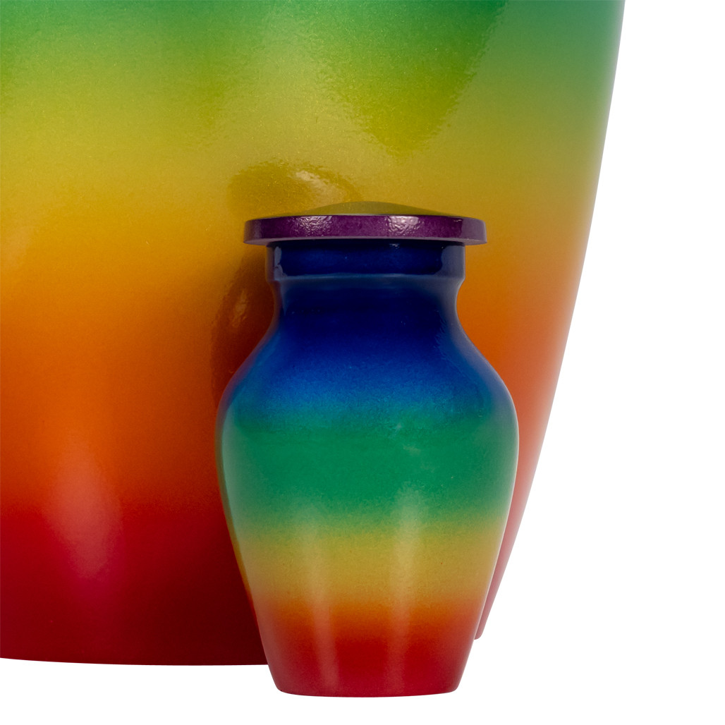 Rainbow Shimmer Keepsake Urn
