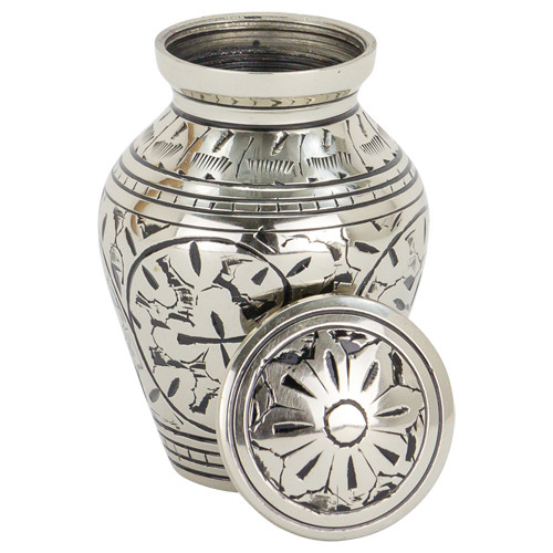 Leaves of Silver Keepsake Urn