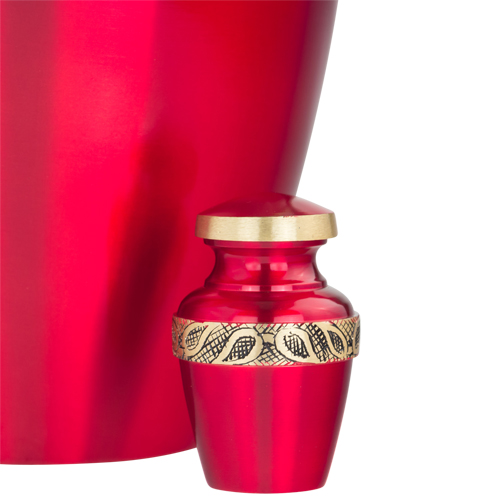 Ruby Red Keepsake Urn