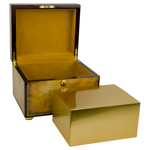 Traveler Memorial Chest Urn by Howard Miller