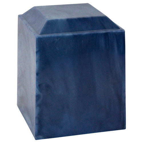 Magna Blue Cultured Marble Cremation Urn